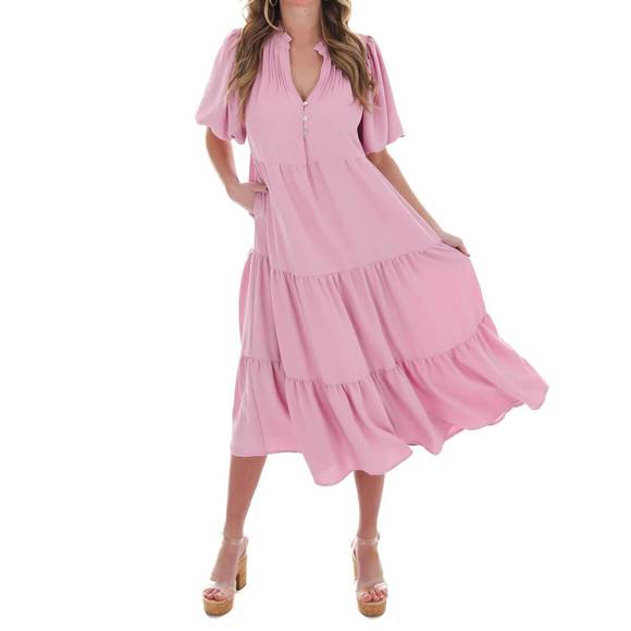 entro | Dresses | New Entro Where I Go Maxi Dress In Light Pink | Poshmark